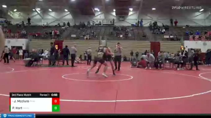 182 lbs 3rd Place Match - Jacob Mcclure, Perry Meridian WC vs Parker ...
