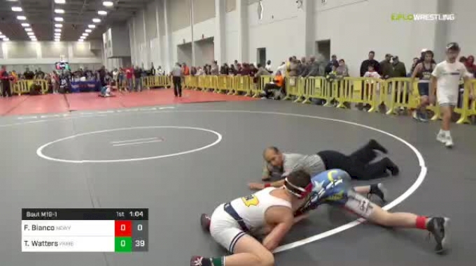 100 lbs Rr Rnd 1 - Frank Bianco, NCWAY vs Ty Watters, Team PA Blue (M)