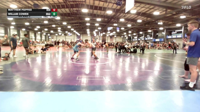 160 lbs Rr Rnd 3 - Matthew Pappas, Iron Faith Wrestling vs Willam Cowen ...