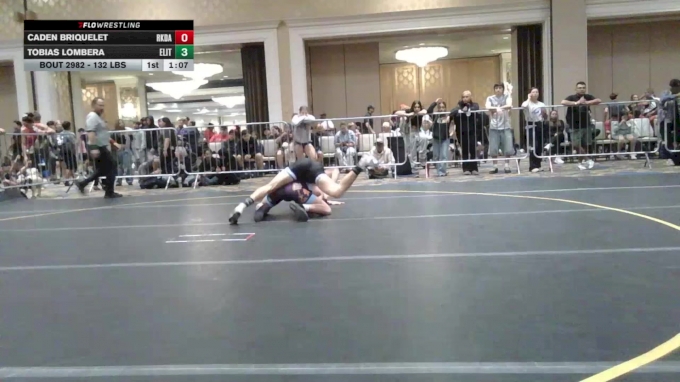 132 lbs Round Of 16 - Caden Briquelet, Rkda vs Tobias Lombera, Elite ...