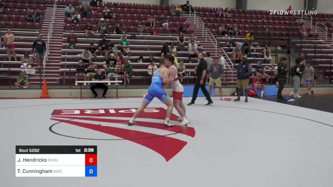 82 kg Rr Rnd 1 - Jake Hendricks, Pennsylvania RTC vs Tyler Cunningham ...