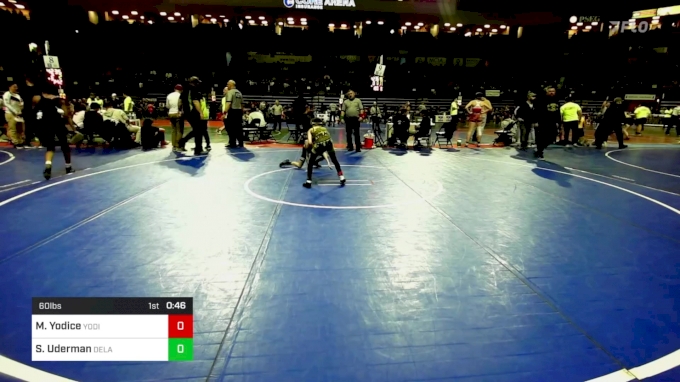 60 lbs 5th Place - Marco Yodice, Yodice vs Shaun Uderman, Delaware ...