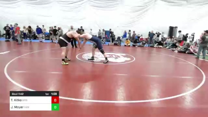 295 lbs Quarterfinal - Trae Kitko, Brisbin vs Jake Moyer, Fairfield