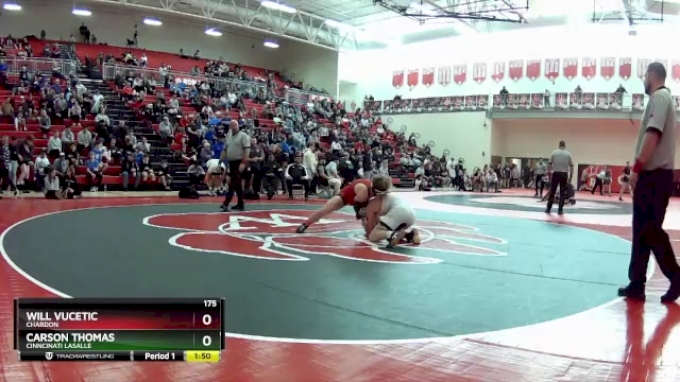 175 lbs Semifinal - Carson Thomas, Cinncinati LaSalle vs Will Vucetic ...