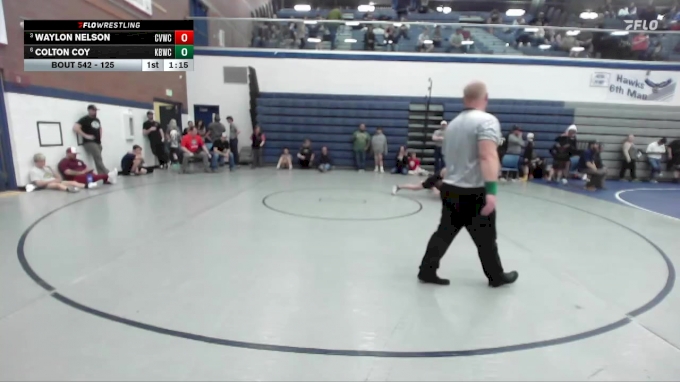 125 lbs Quarterfinal - Waylon Nelson, Clearwater Valley Wrestling Club ...