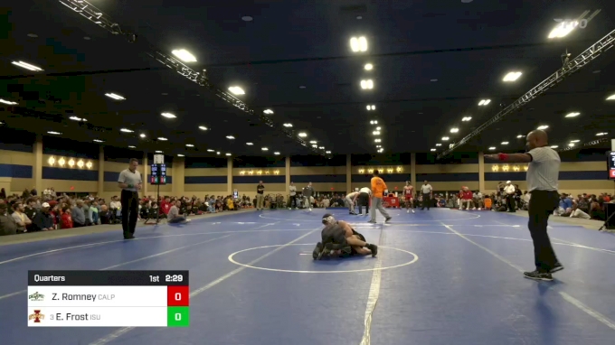 133 lbs Quarters - Zeth Romney, Cal Poly vs Evan Frost, Iowa State