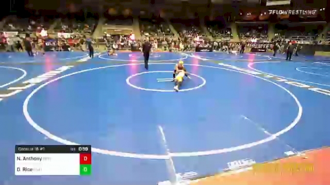 55 lbs Consi Of 16 #1 - Nolan Anthony, Best Trained Wrestling vs Dean ...