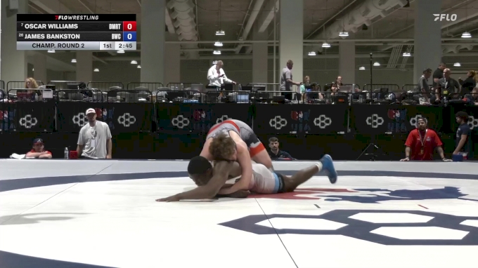 125 lbs Champ. Round 2 - Oscar Williams, DMV RTC vs James Bankston ...