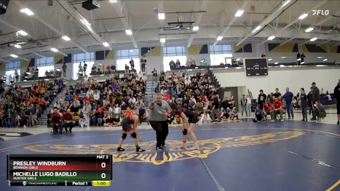 98 Girls 1st Place Match - Michelle Lugo Badillo, Hunter Girls vs ...