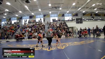 98 Girls 1st Place Match - Michelle Lugo Badillo, Hunter Girls vs ...