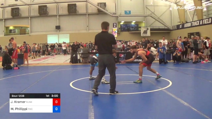 61 kg Semifinal - Josh Kramer, Sunkist Kids Wrestling Club vs Micky ...