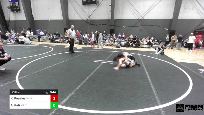 109 lbs Consolation - Karver Peasley, Omak Wrecking Crew Wrestling vs ...