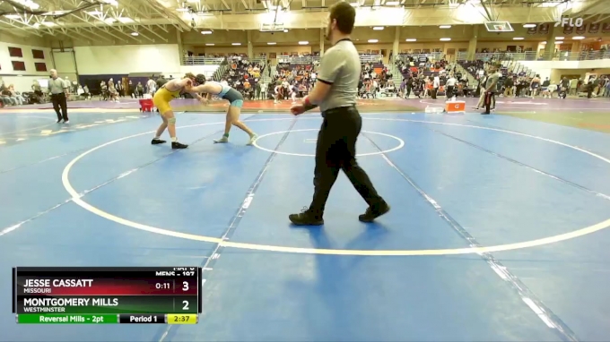 197 lbs Quarterfinal - Jesse Cassatt, Missouri vs Montgomery Mills ...