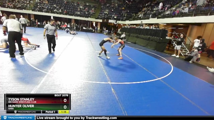 86 lbs Champ. Round 2 - Tyson Stanley, Big Game Wrestling Club vs ...