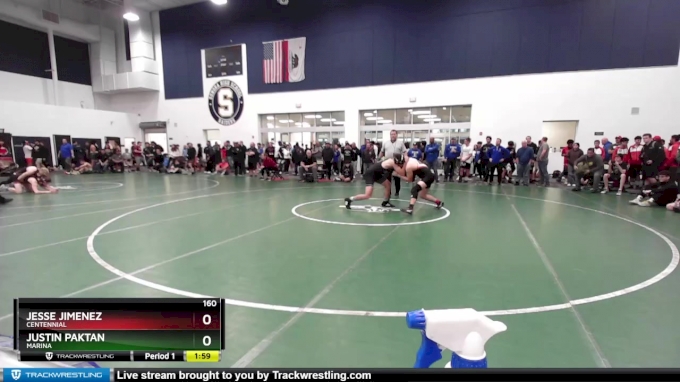 160 lbs Champ. Round 2 - Justin Paktan, Marina vs Jesse Jimenez, Centennial