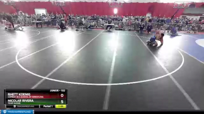 132 lbs Semifinal - Rhett Koenig, Combat W.C.School Of Wrestling vs ...