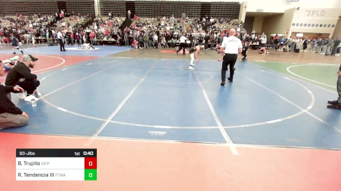 93-J lbs Consi Of 8 #2 - Brandon Trujillo, GIFPH WRESTLING vs Romeo ...