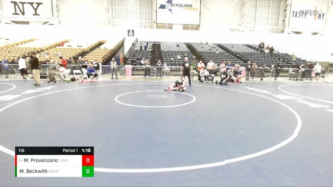 116 lbs 1st Place Match - Marco Provenzano, Fairport Jr. Red Raiders ...