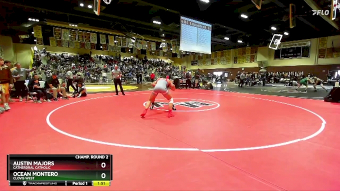 175 lbs Champ. Round 2 - Austin Majors, Catherdral Catholic vs Ocean ...