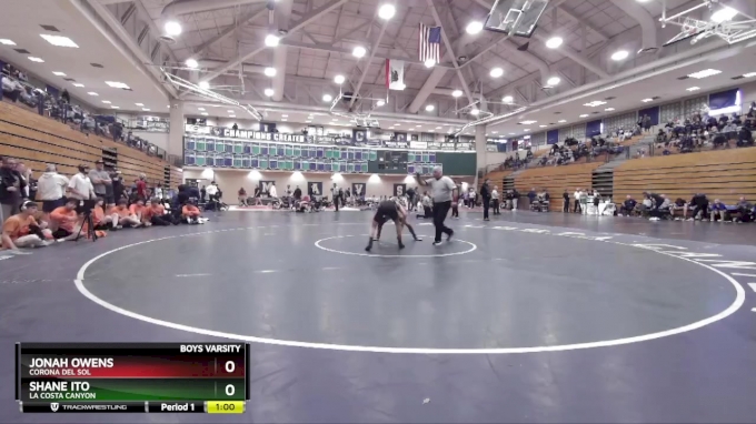 113 lbs Cons. Semi - Shane Ito, La Costa Canyon vs Jonah Owens, Corona ...