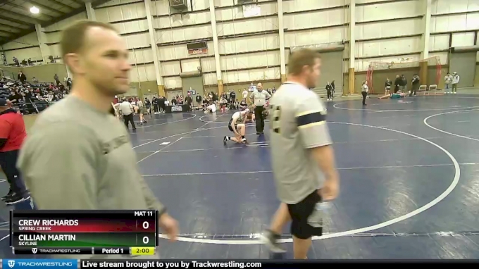 165 lbs Champ. Round 1 - Crew Richards, Spring Creek vs Cillian Martin ...