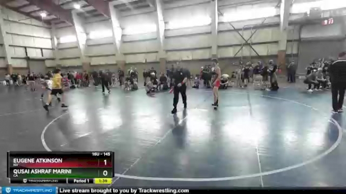 145 lbs Champ. Round 1 - Eugene Atkinson, NV vs Qusai Ashraf Marini, CA