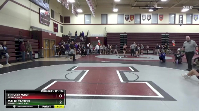 121-124 lbs 1st Place Match - Trevor Mast, Independence vs Malik Caston ...
