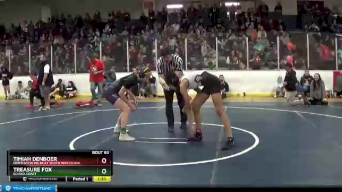 139 lbs Cons. Semi - Timiah DenBoer, Northview Wildcat Youth Wrestling ...