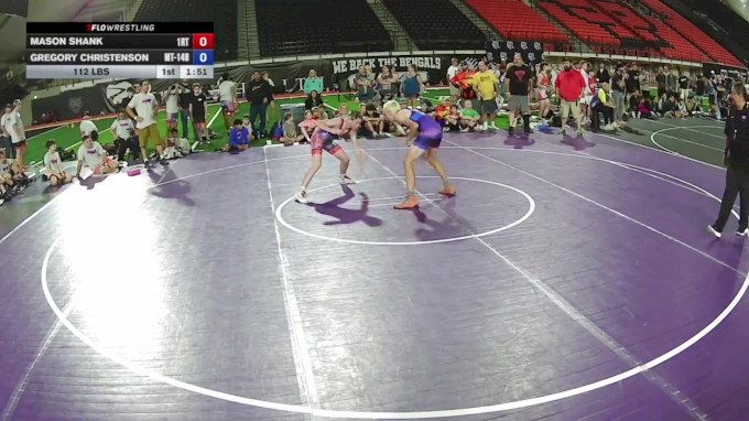 112 lbs Mason Shank, 14U Renegade Team vs Gregory Christenson, Montana ...