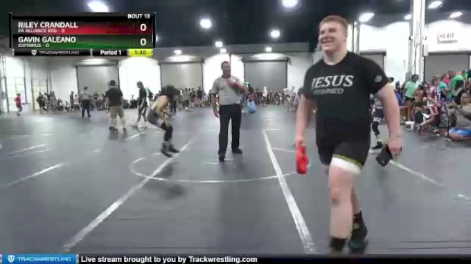 72 lbs Round 4 (8 Team) - Riley Crandall, PA Alliance Red vs Gavin ...