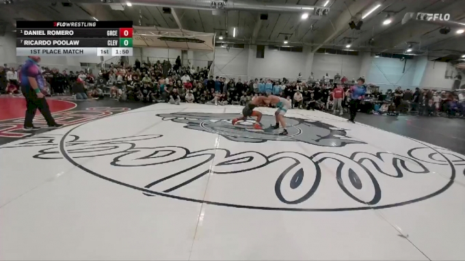113 lbs 1st Place Match - Daniel Romero, Greeley Central vs Ricardo ...