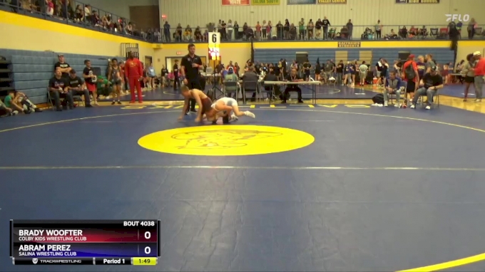 110 lbs Round 2 - Brady Woofter, Colby Kids Wrestling Club vs Abram ...