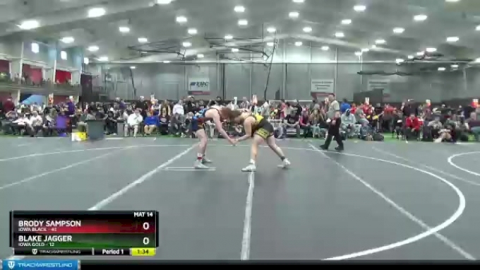 182 lbs Round 2 (8 Team) - Brody Sampson, Iowa Black vs Blake Jagger ...