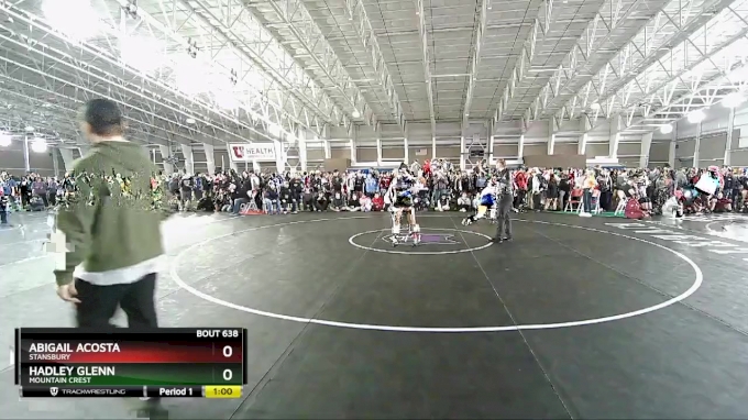 155 lbs Cons. Round 4 - Abigail Acosta, Stansbury vs Hadley Glenn ...