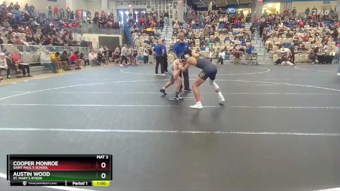 120 lbs Cons. Round 3 - Austin Wood, St. Mary`s Ryken vs Cooper Monroe ...