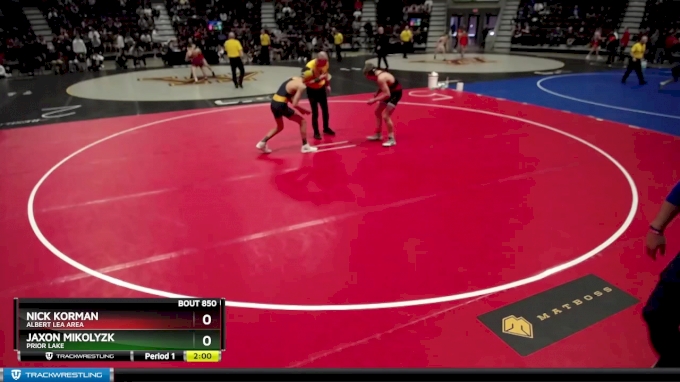 138 lbs 11th Place Match - Nick Korman, Albert Lea Area vs Jaxon ...