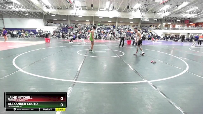 157 lbs Champ. Round 1 - Jaime Mitchell, Friends University vs Alexander Couto, Life University