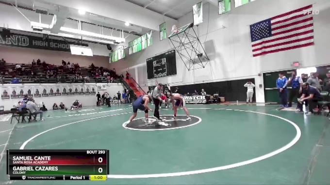 175 lbs Cons. Round 1 - Samuel Cante, Santa Rosa Academy vs Gabriel ...