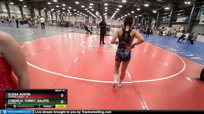 104 lbs Rd#11- 3:00pm Saturday - Alissa Austin, Hammer Chicks vs ...