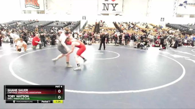 155 lbs Cons. Round 2 - Shane Sauer, Carthage Wrestling Association vs ...