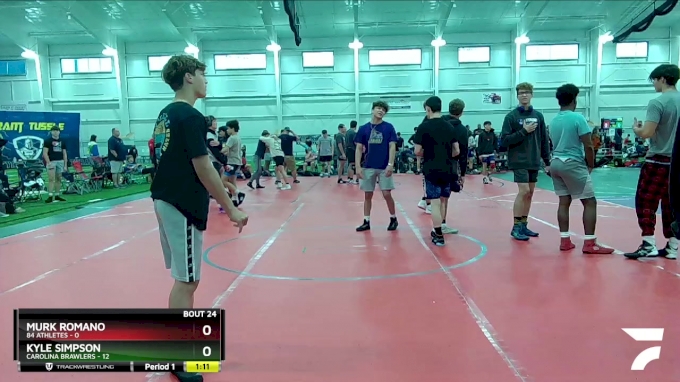 120 lbs Round 6 (8 Team) - Murk Romano, 84 Athletes vs Kyle Simpson ...