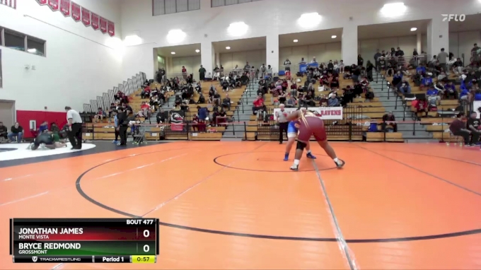 285 lbs Cons. Round 2 - Bryce Redmond, Grossmont vs Jonathan James ...