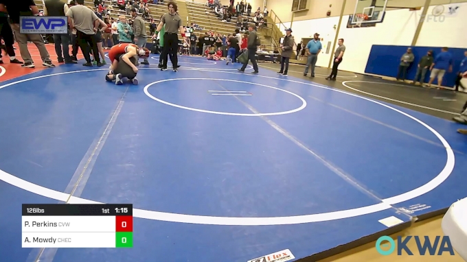 126 lbs Rr Rnd 5 - Piper Perkins, Caney Valley Wrestling vs Annabelle ...
