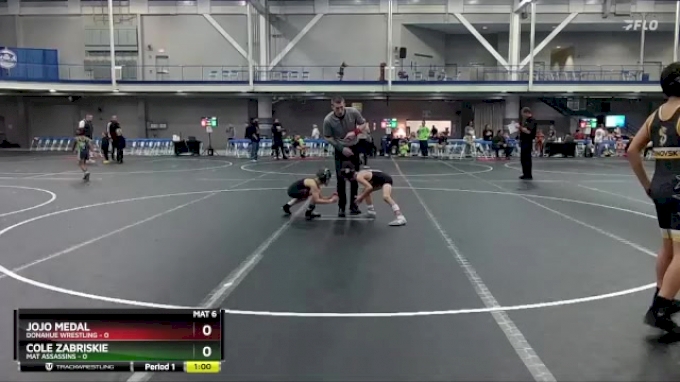 60 lbs Round 3 - Cole Zabriskie, Mat Assassins vs Jojo Medal, Donahue ...