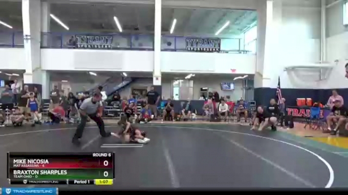 56 lbs Round 6 (8 Team) - Braxton Sharples, Team Ohio vs Mike Nicosia ...