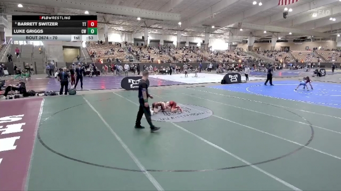 70 lbs Cons. Round 3 - Barrett Switzer, Tullahoma Takedown vs Luke ...