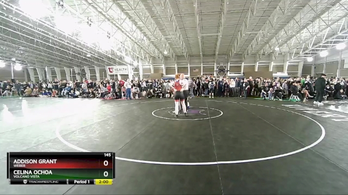 145 lbs Champ. Round 2 - Addison Grant, Weber vs Celina Ochoa, Volcano ...