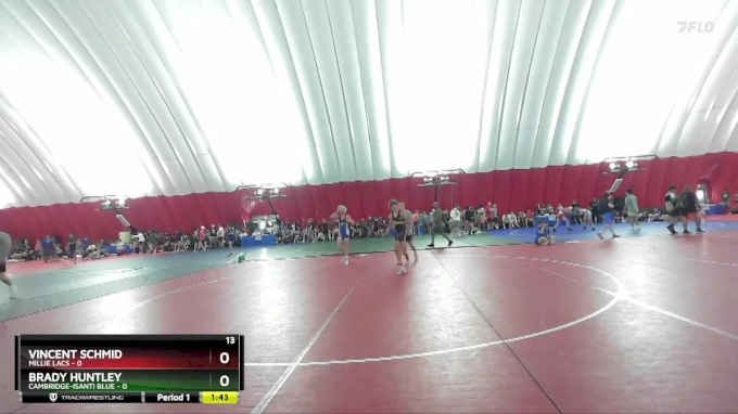 106 lbs Quarters & Wb (16 Team) - Vincent Schmid, Millie Lacs vs Brady Huntley, Cambridge-Isanti ...
