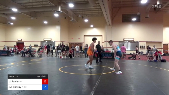 92 kg Rnd Of 32 - Joseph Favia, Fitz Wrestling Academy vs Jake Conroy ...