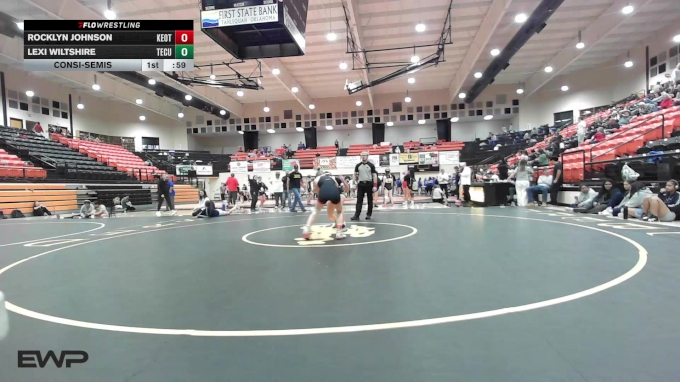 110 lbs Consolation - Rocklyn Johnson, Keota HS Girls vs Lexi Wiltshire ...